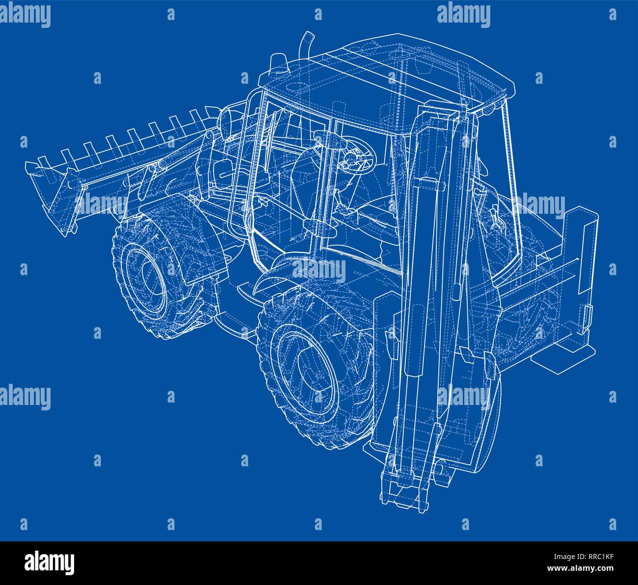 Sketch of Loading Shovel with Back Actor Stock Vector Image & Art - Alamy