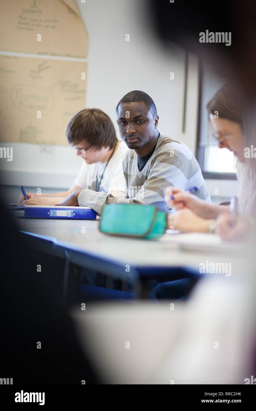 adults in a further education college studying history Stock Photo - Alamy