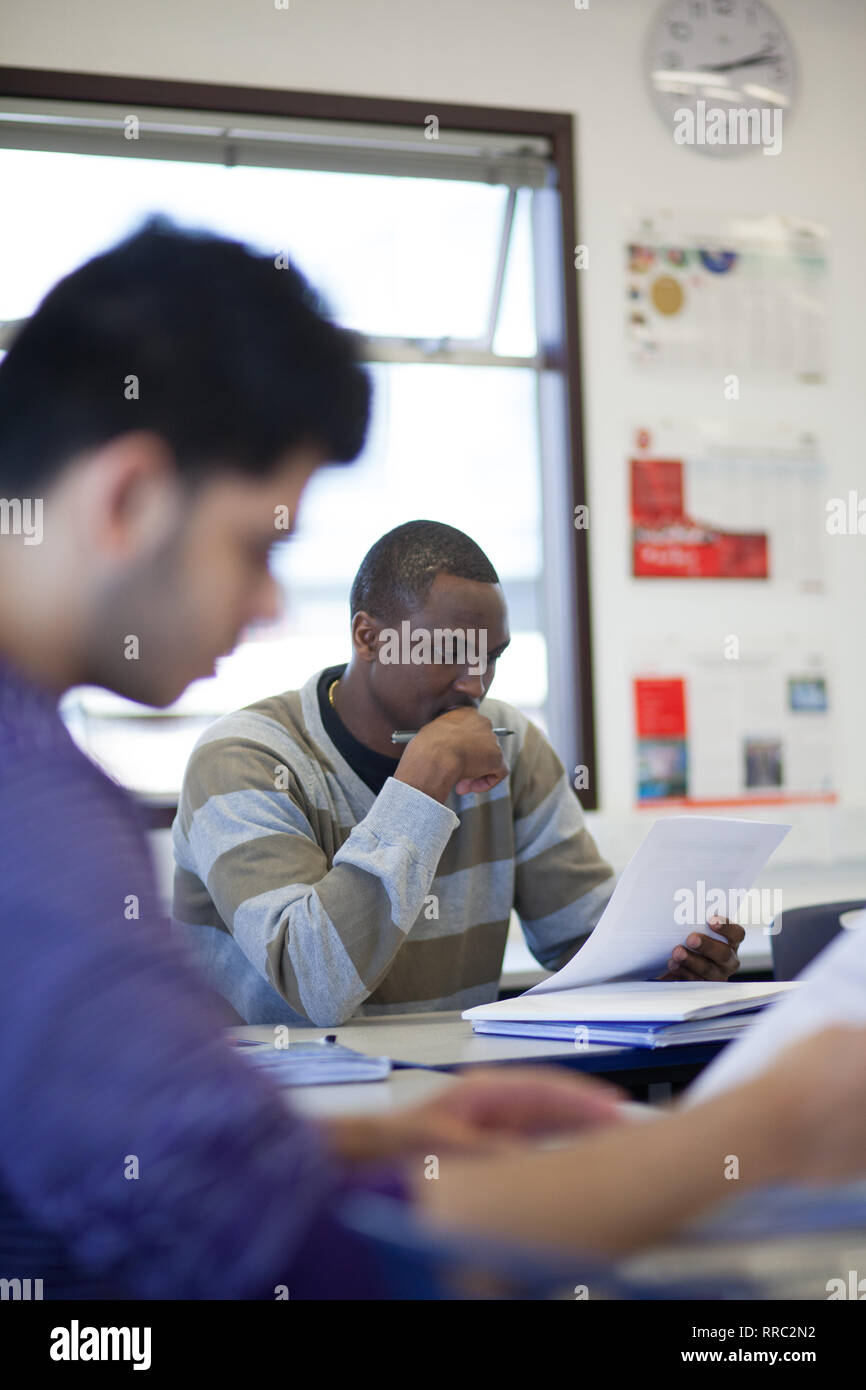 adults in a further education college studying history Stock Photo - Alamy