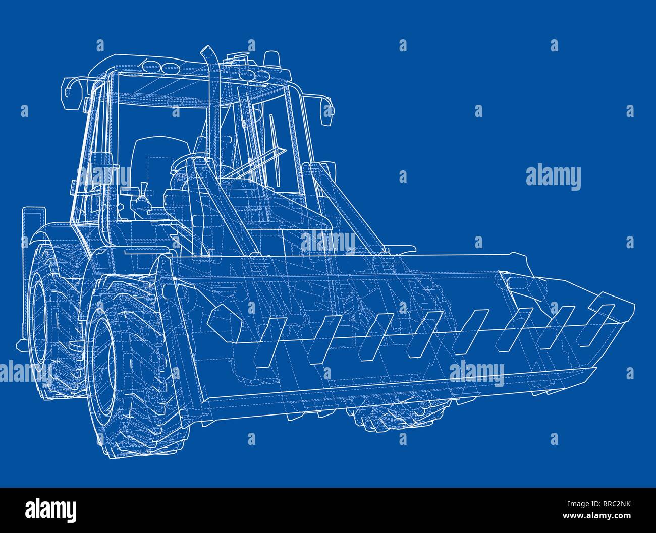 Sketch of Loading Shovel with Back Actor Stock Vector Image & Art - Alamy
