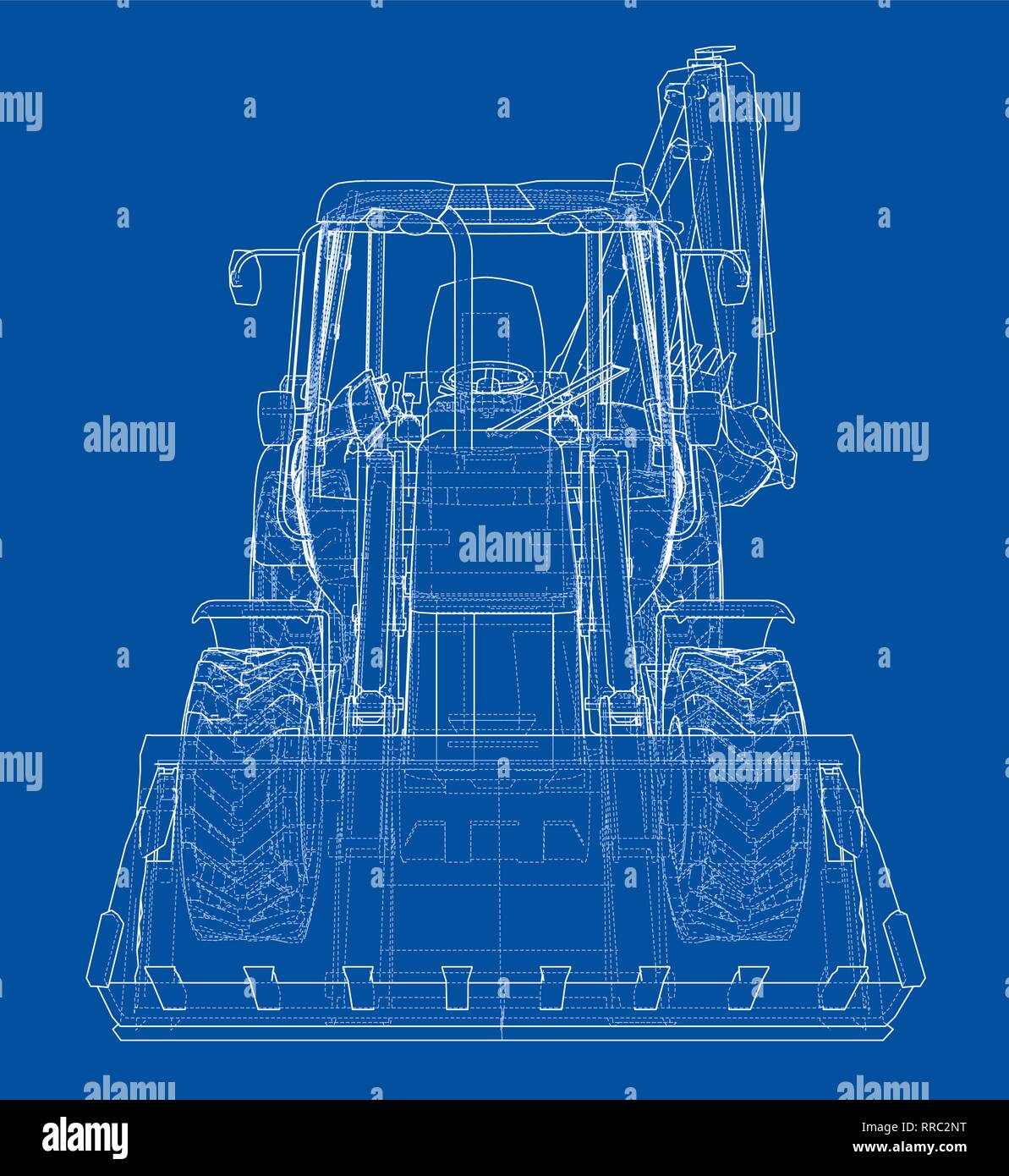 Sketch of Loading Shovel with Back Actor Stock Vector Image & Art - Alamy