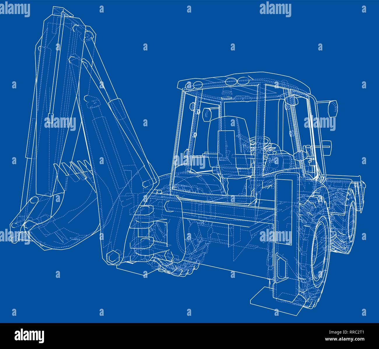 Sketch of Loading Shovel with Back Actor Stock Vector Image & Art - Alamy