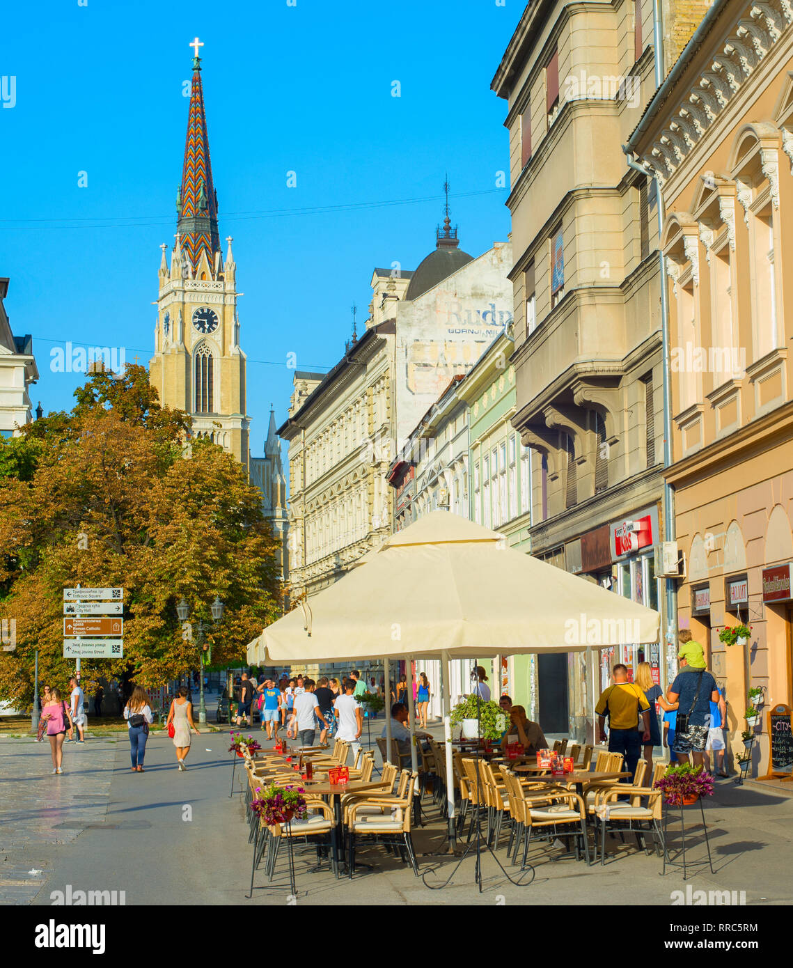 Europe serbia novi sad cafe hi-res stock photography and images - Alamy