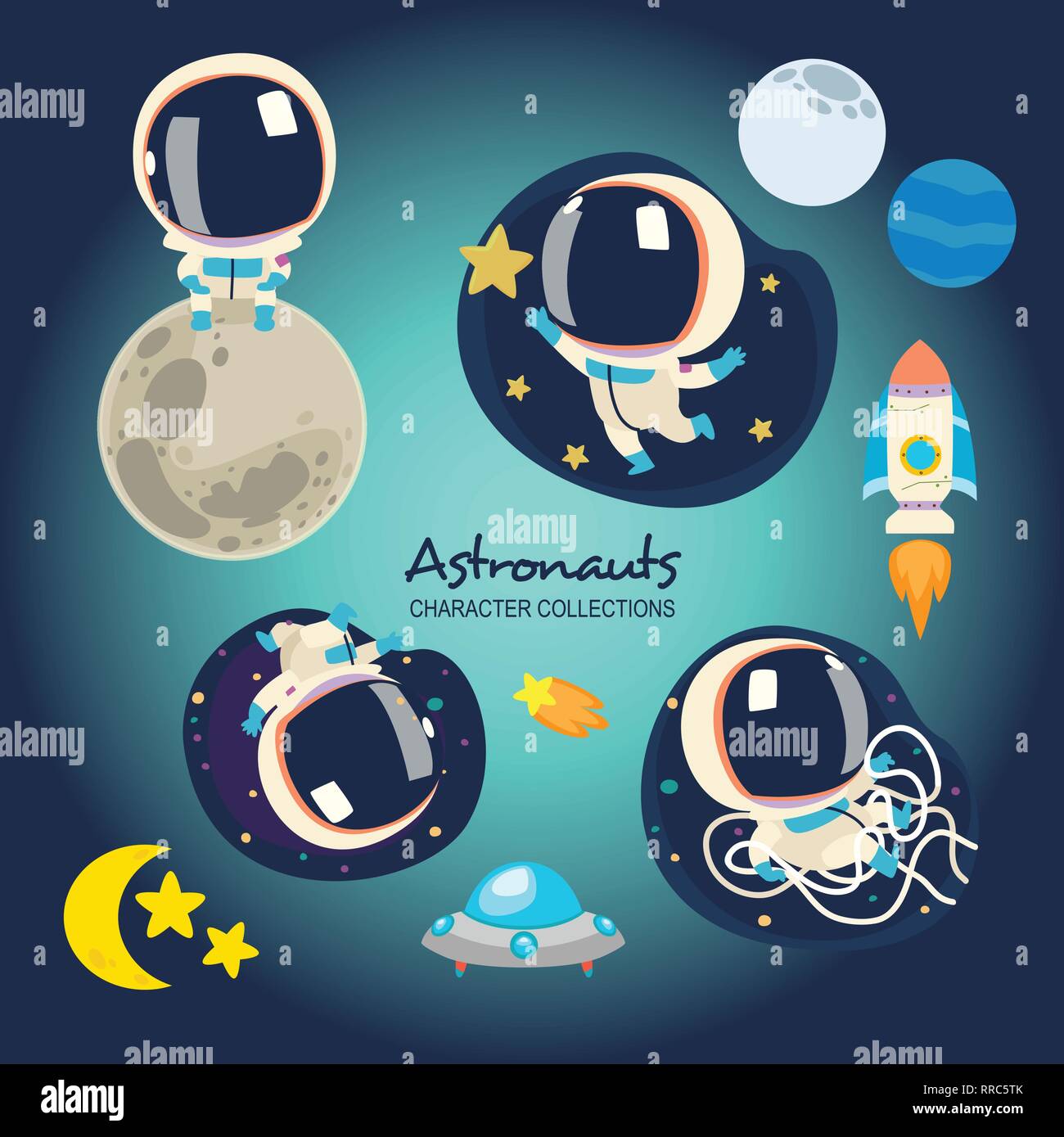Happy astronauts hi-res stock photography and images - Alamy