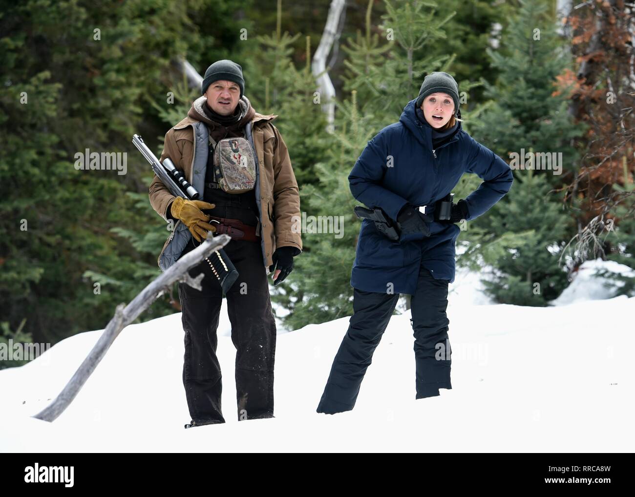 Jeremy Renner And Elizabeth Olsen High Resolution Stock Photography and ...