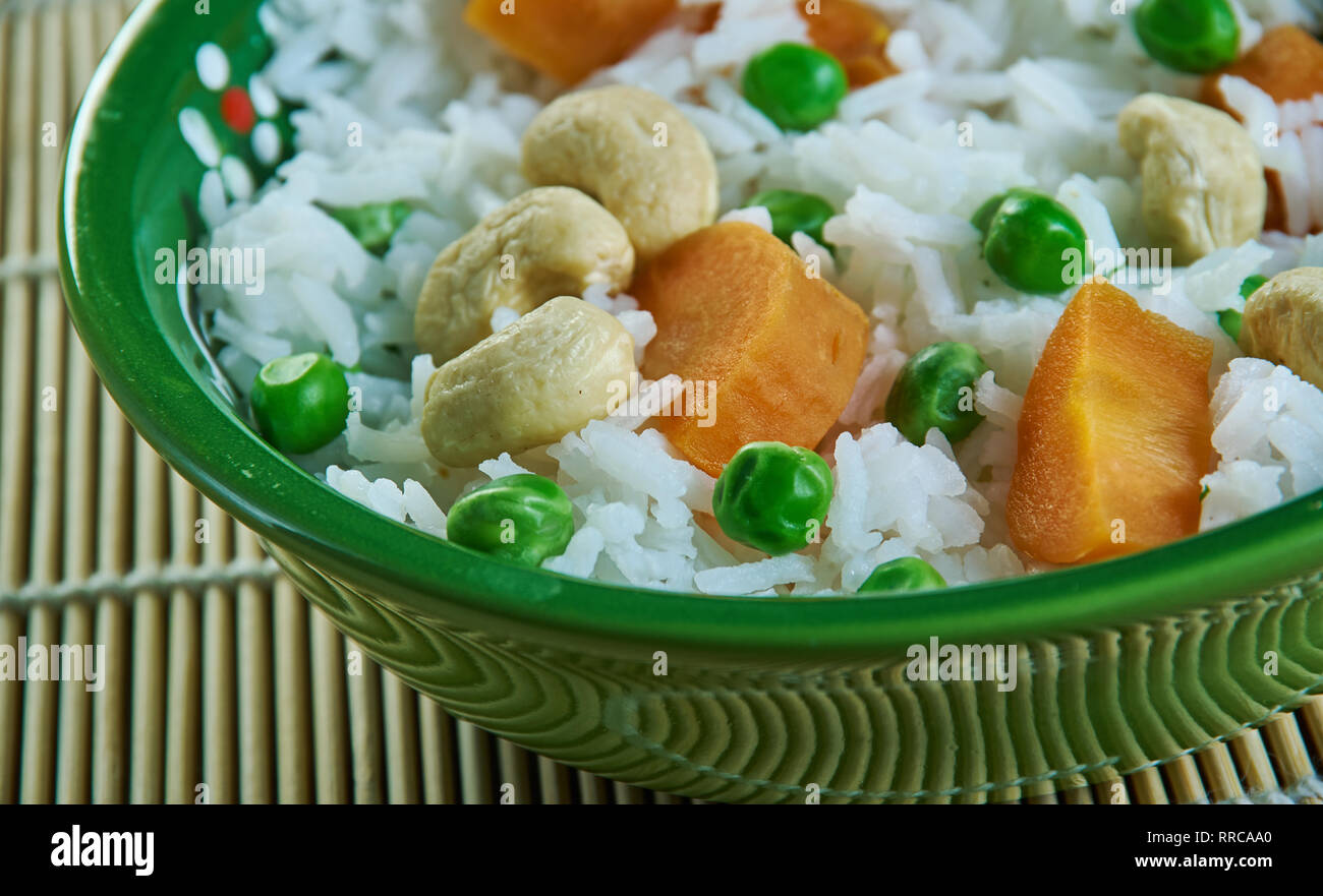 Shahi Pulav , Vegetable Pulao rich rice delicacy that goes well with ...