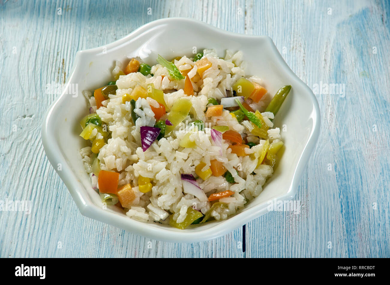 Caribbean Confetti Rice, fragrant coconut rice recipe loaded with ...