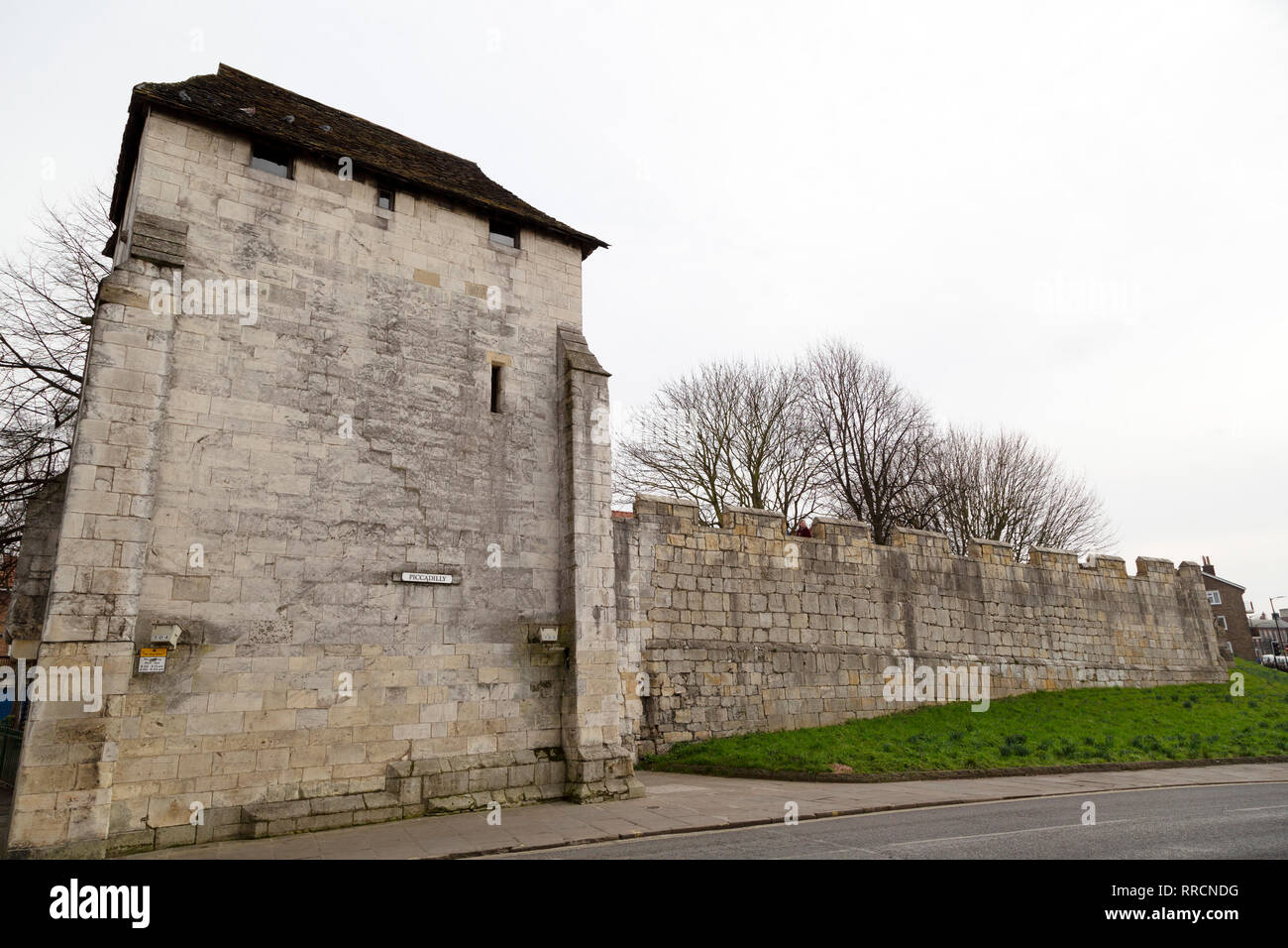 The Fishergate Postern Tower in York, England. The medieval tower forms ...