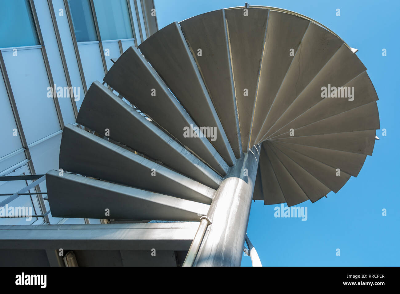 Concrete spiral staircase hi-res stock photography and images - Alamy