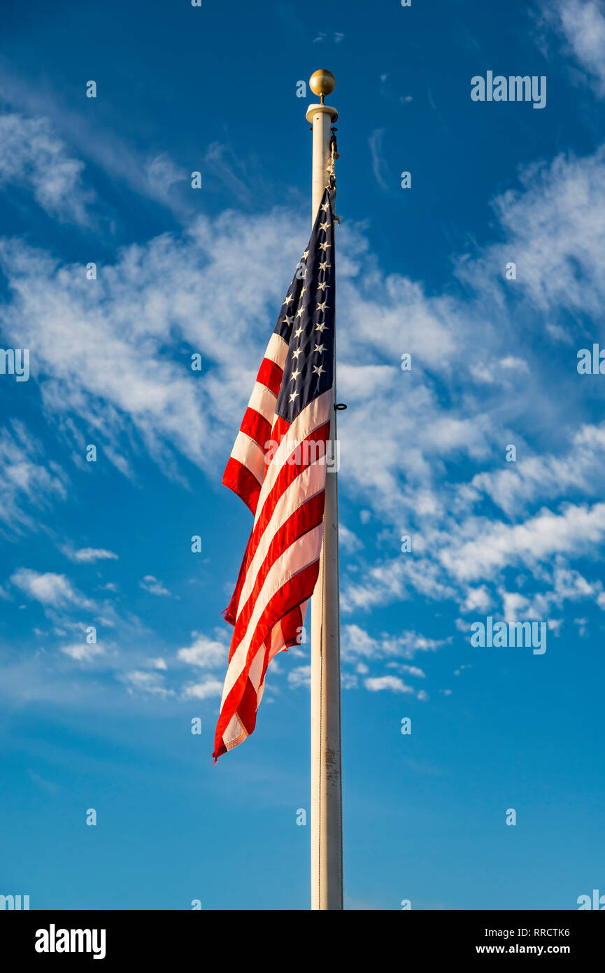 Star and stripes flag, Symbol of United States Stock Photo - Alamy