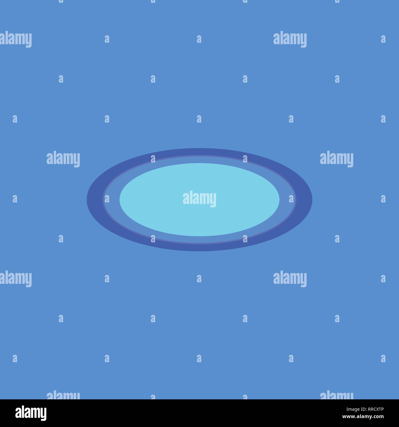 Three colour ellipse on the light blue background Stock Vector Image ...