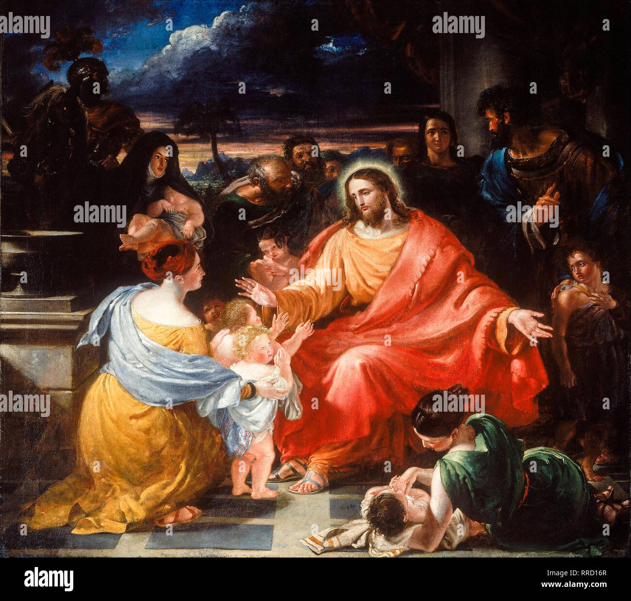Jesus Christ With Children Paintings