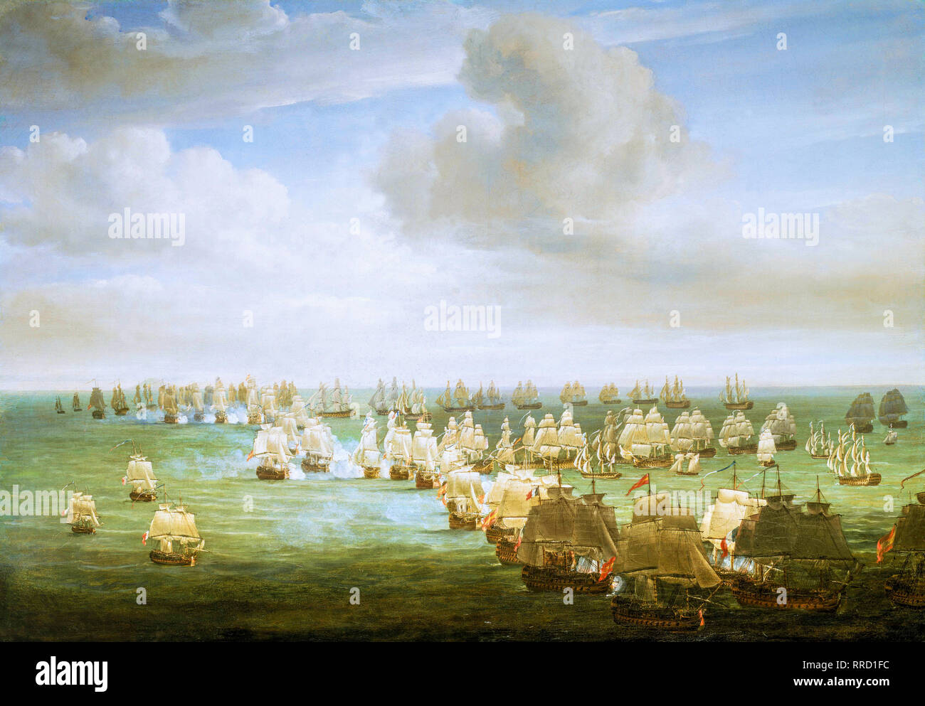 Battle of trafalgar painting hi-res stock photography and images - Alamy
