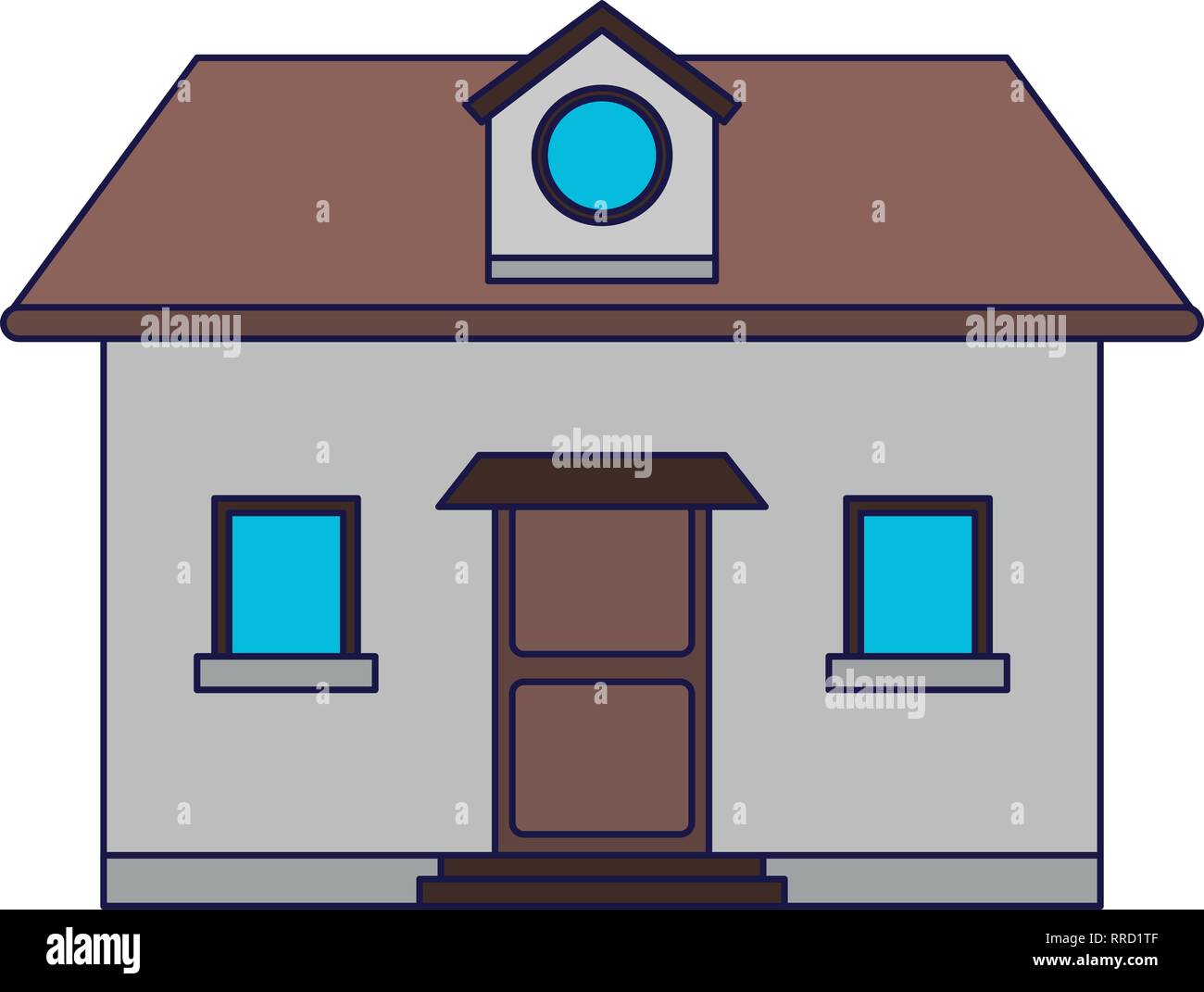 House real estate cartoon isolated Stock Vector Image & Art - Alamy