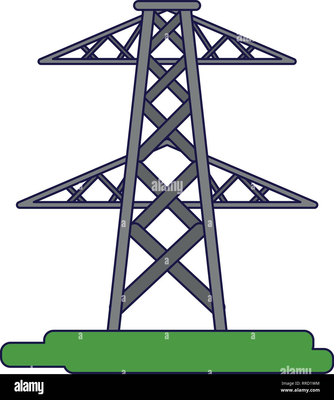 electric tower symbol isolated Stock Vector Image & Art - Alamy