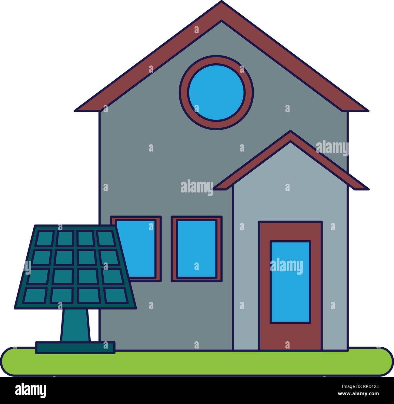 Contamination house Stock Vector Images - Alamy