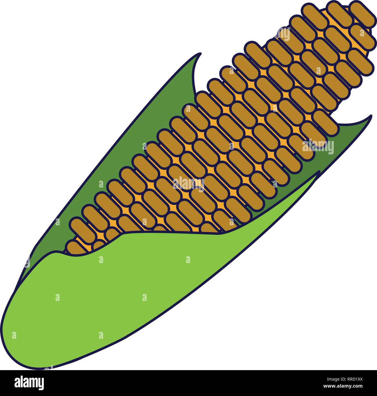 corn fresh vegetable cartoon Stock Vector Image & Art - Alamy