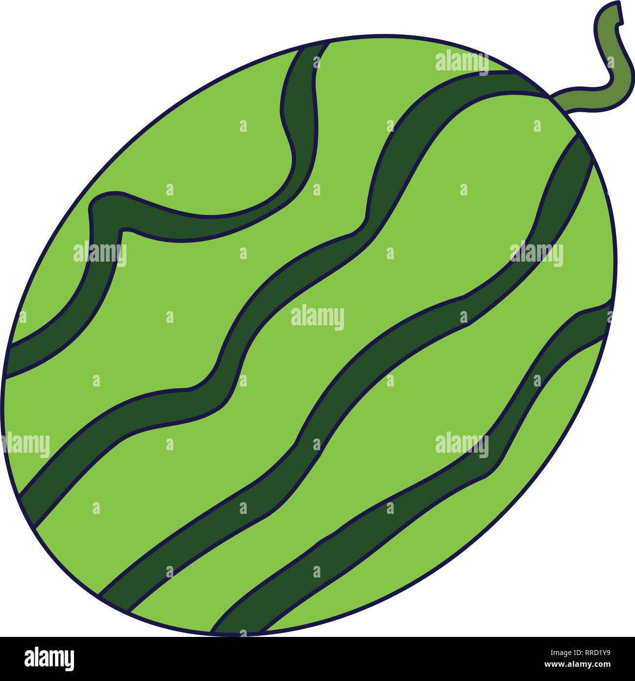 watermelon fresh fruit cartoon Stock Vector Image & Art - Alamy