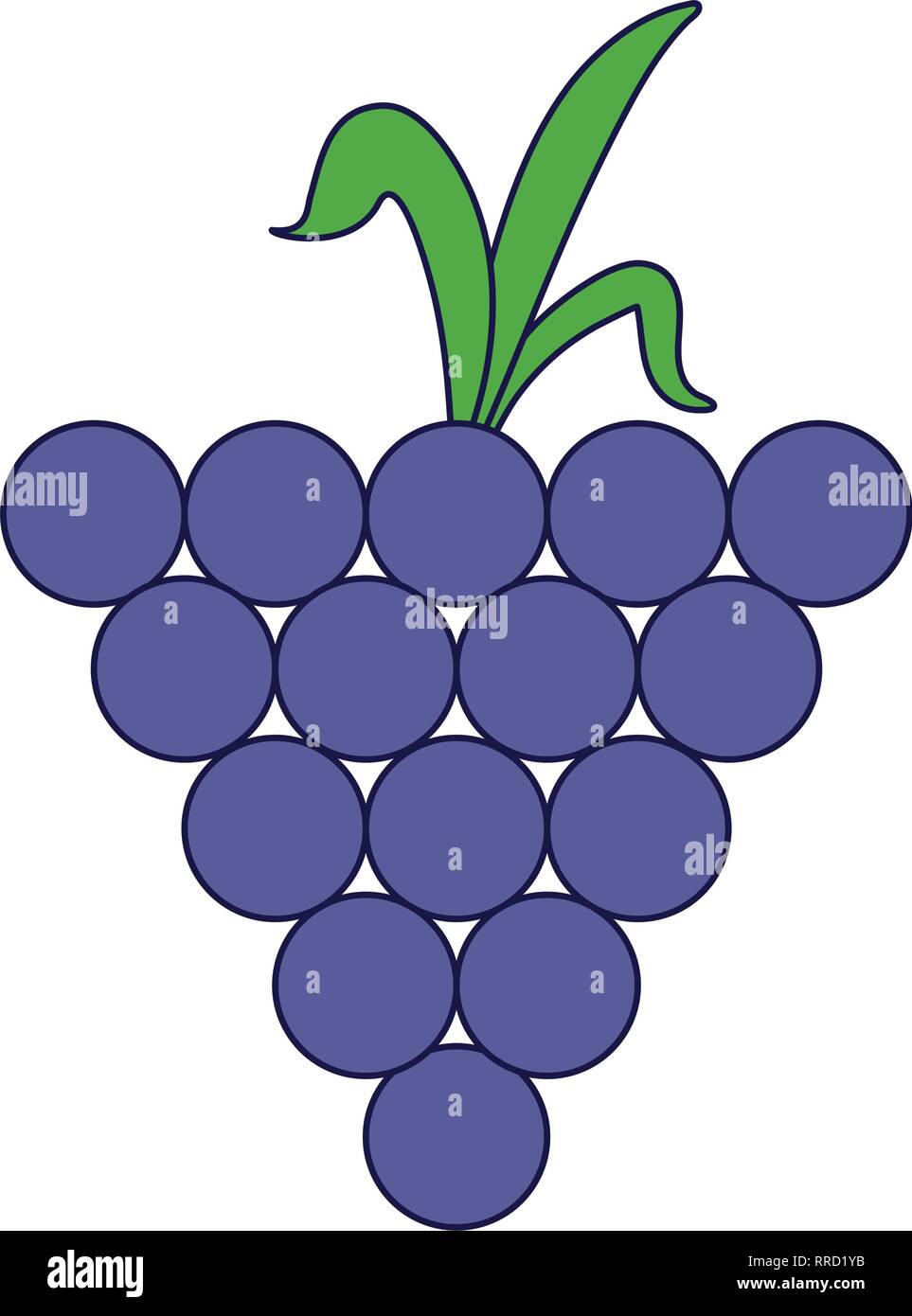 grapes fresh fruit cartoon Stock Vector Image & Art - Alamy