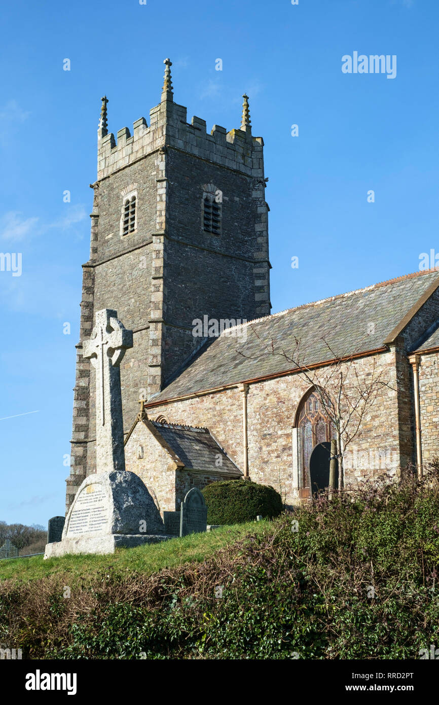 Iddesleigh a village in North Devon UK Stock Photo - Alamy