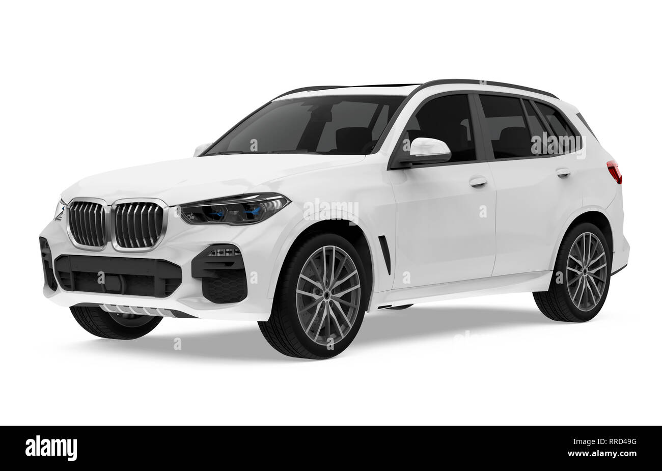 SUV Car Isolated Stock Photo - Alamy