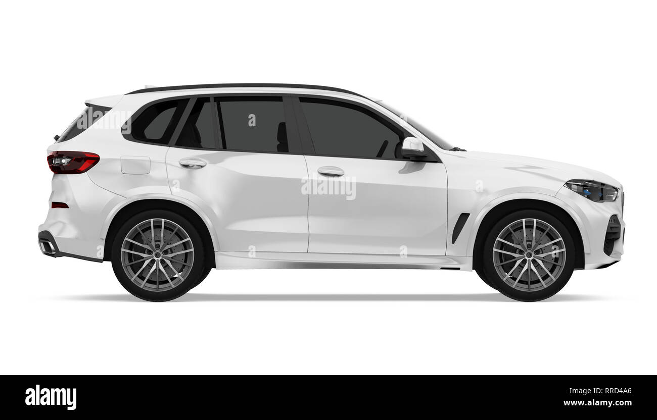 SUV Car Isolated Stock Photo - Alamy