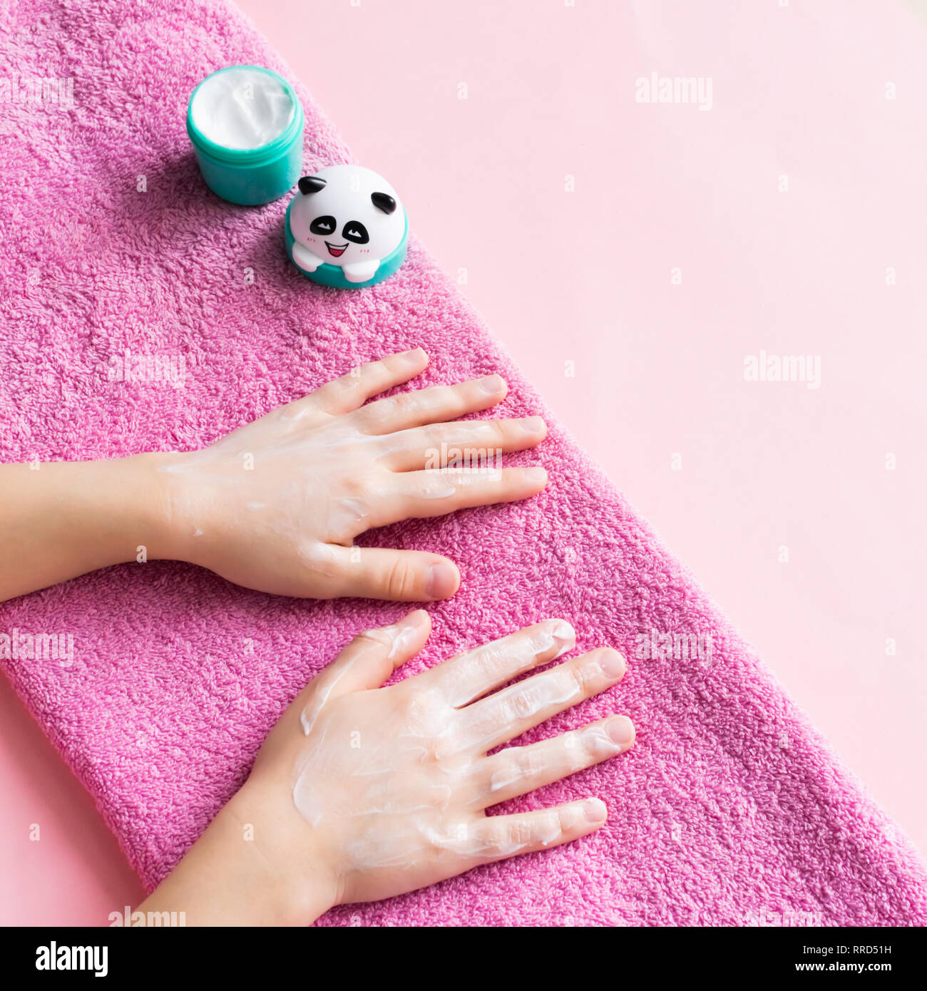 Moisturizing lotion children hi-res stock photography and images - Alamy