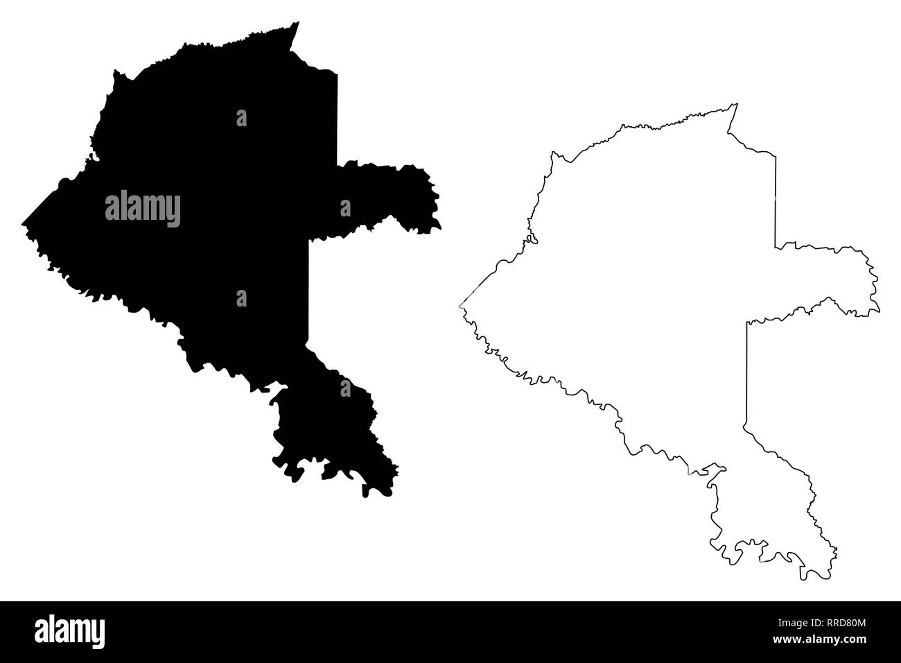 Vaupes map Black and White Stock Photos & Images - Alamy