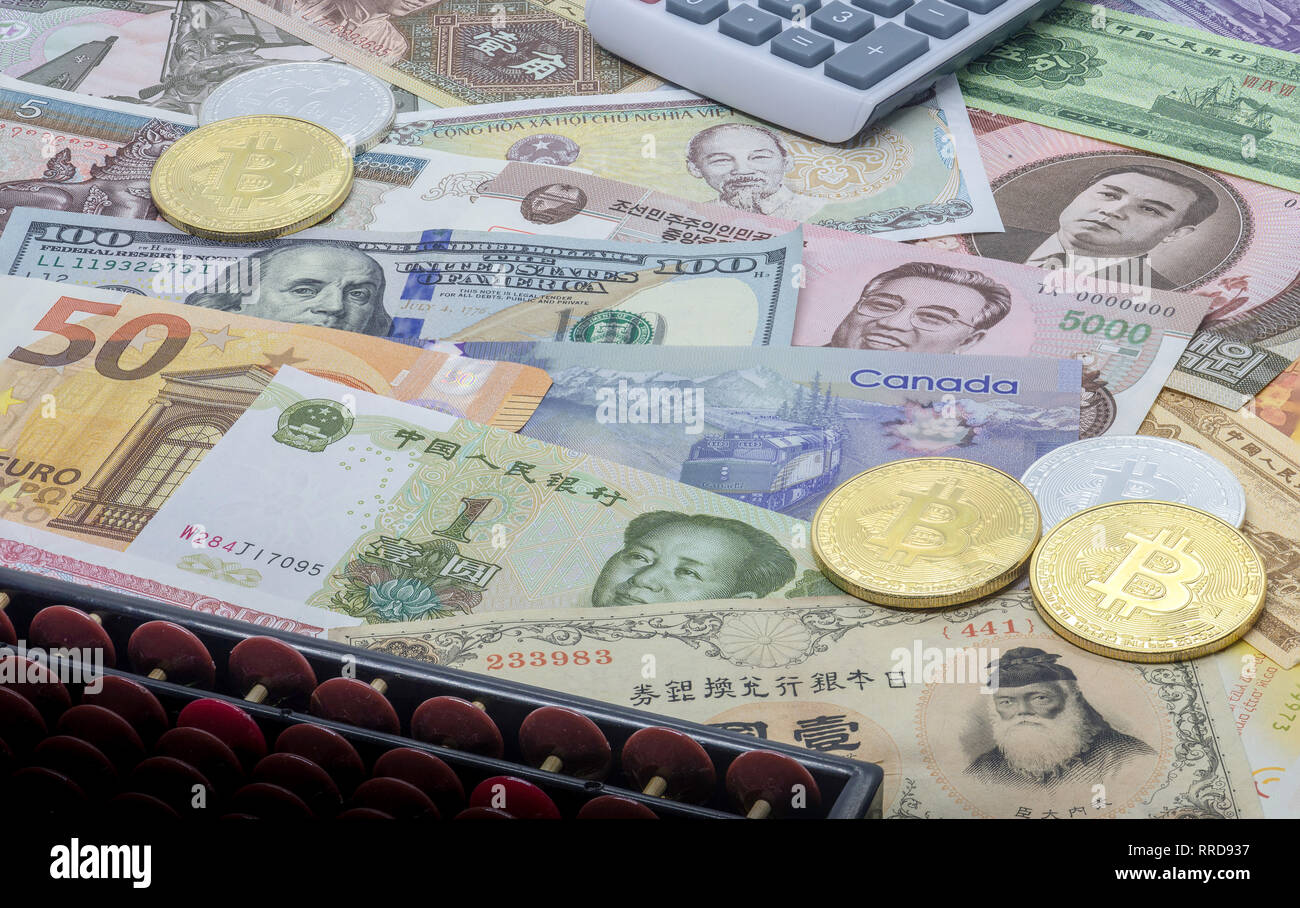 Digital euro dollar yuan hi-res stock photography and images - Alamy