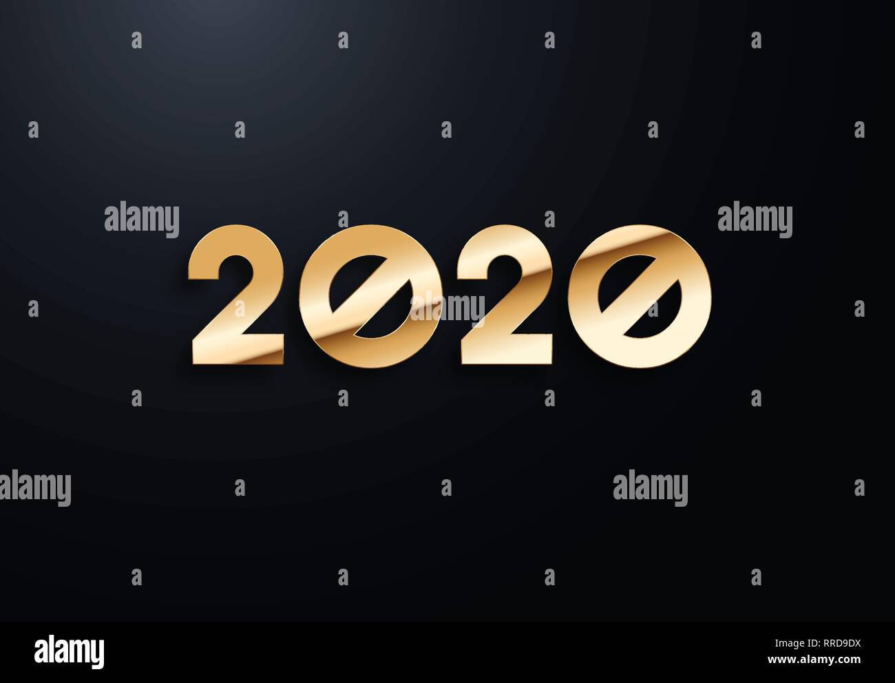 Holiday letters with gold effects. High quality vector illustration ...