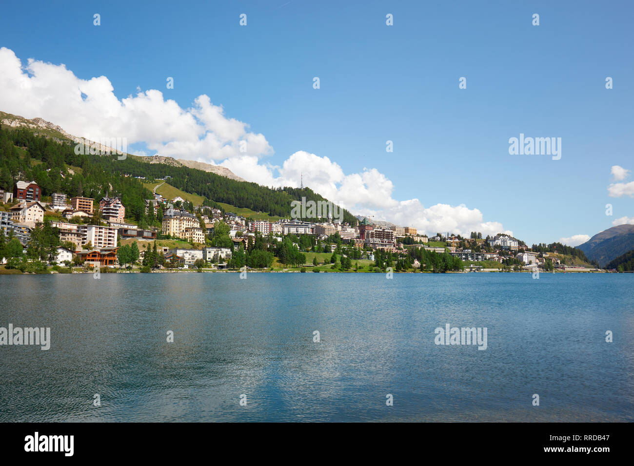 Saint moritz village hi-res stock photography and images - Alamy