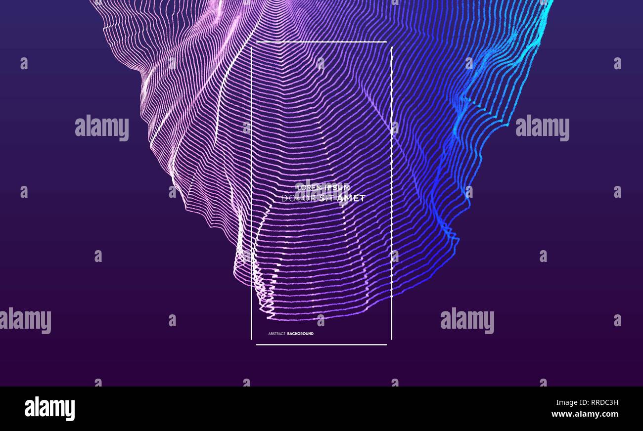 3d futuristic technology style. Abstract background. Vector ...