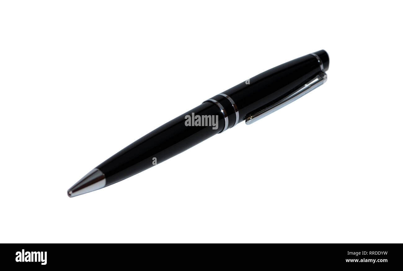 High resolution image. Pen in a writing position Stock Photo - Alamy