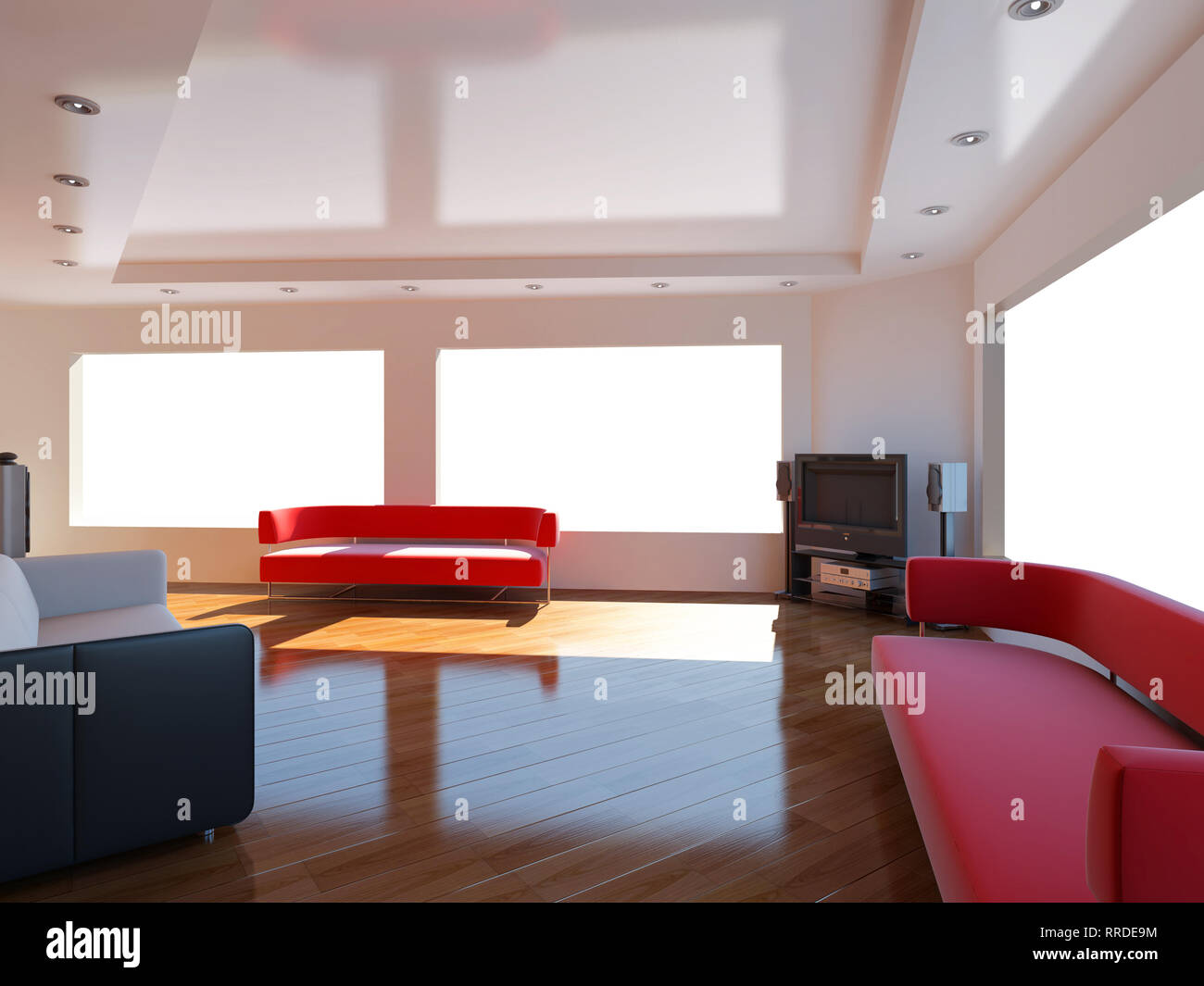High resolution image interior. 3d illustration modern interior Stock ...