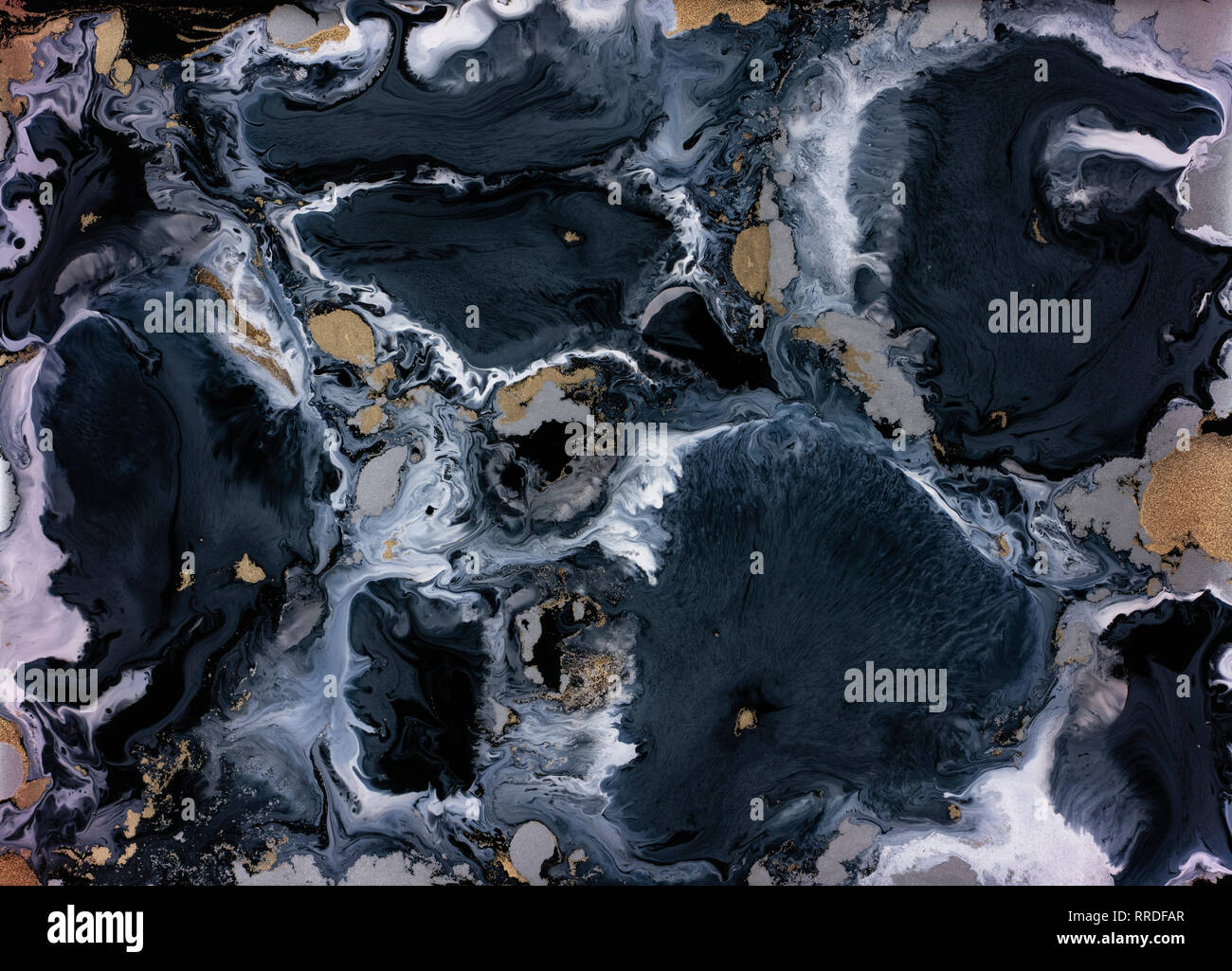 Abstract flow of liquid paints in mix Stock Photo - Alamy