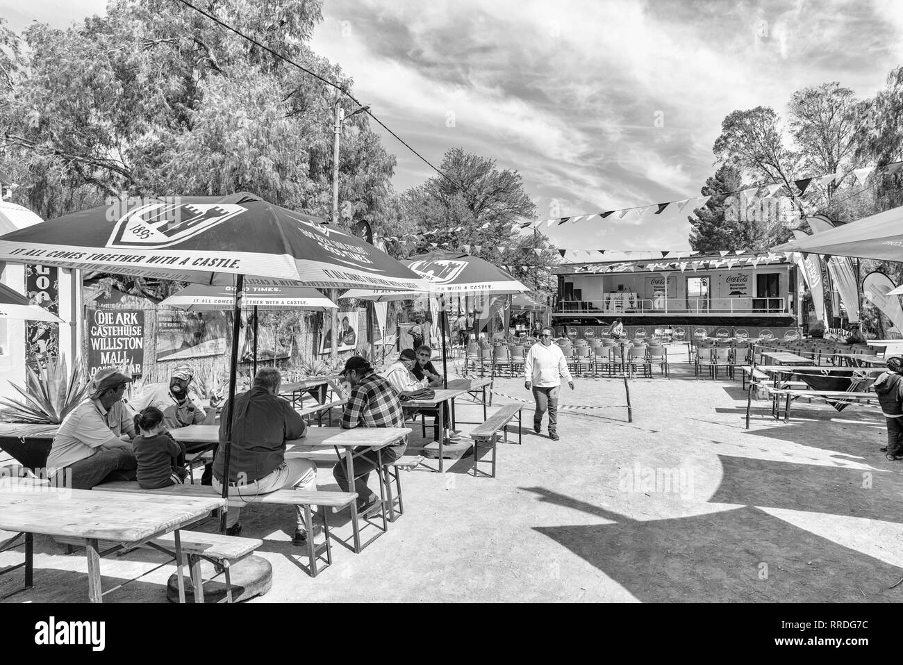 Winter retail scene Black and White Stock Photos & Images - Alamy