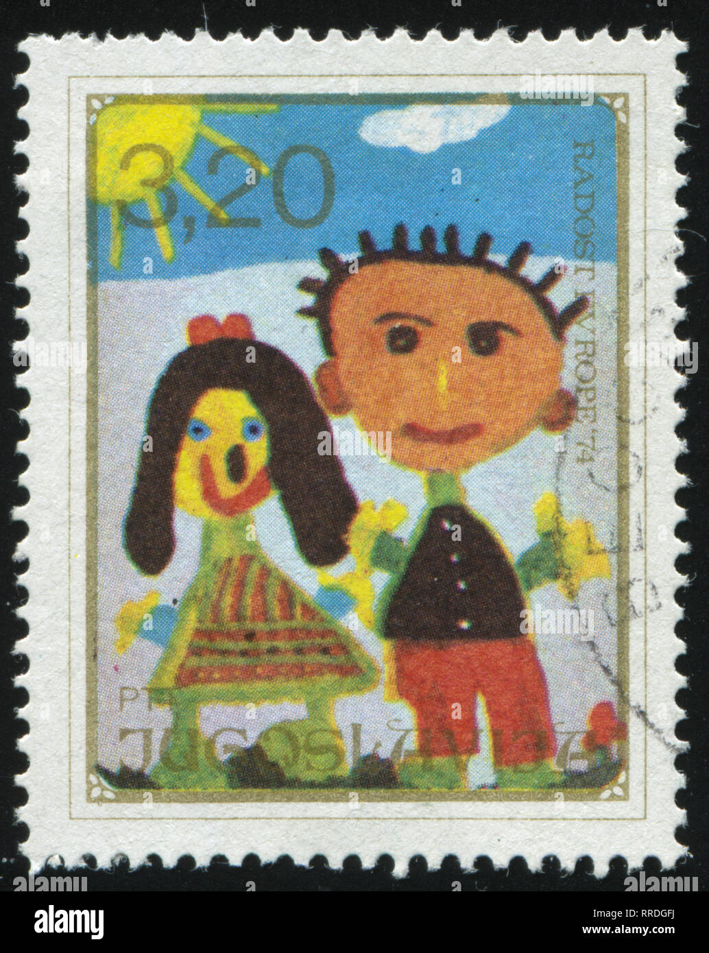 RUSSIA KALININGRAD, 12 NOVEMBER 2016: stamp printed by Yugoslaviya ...