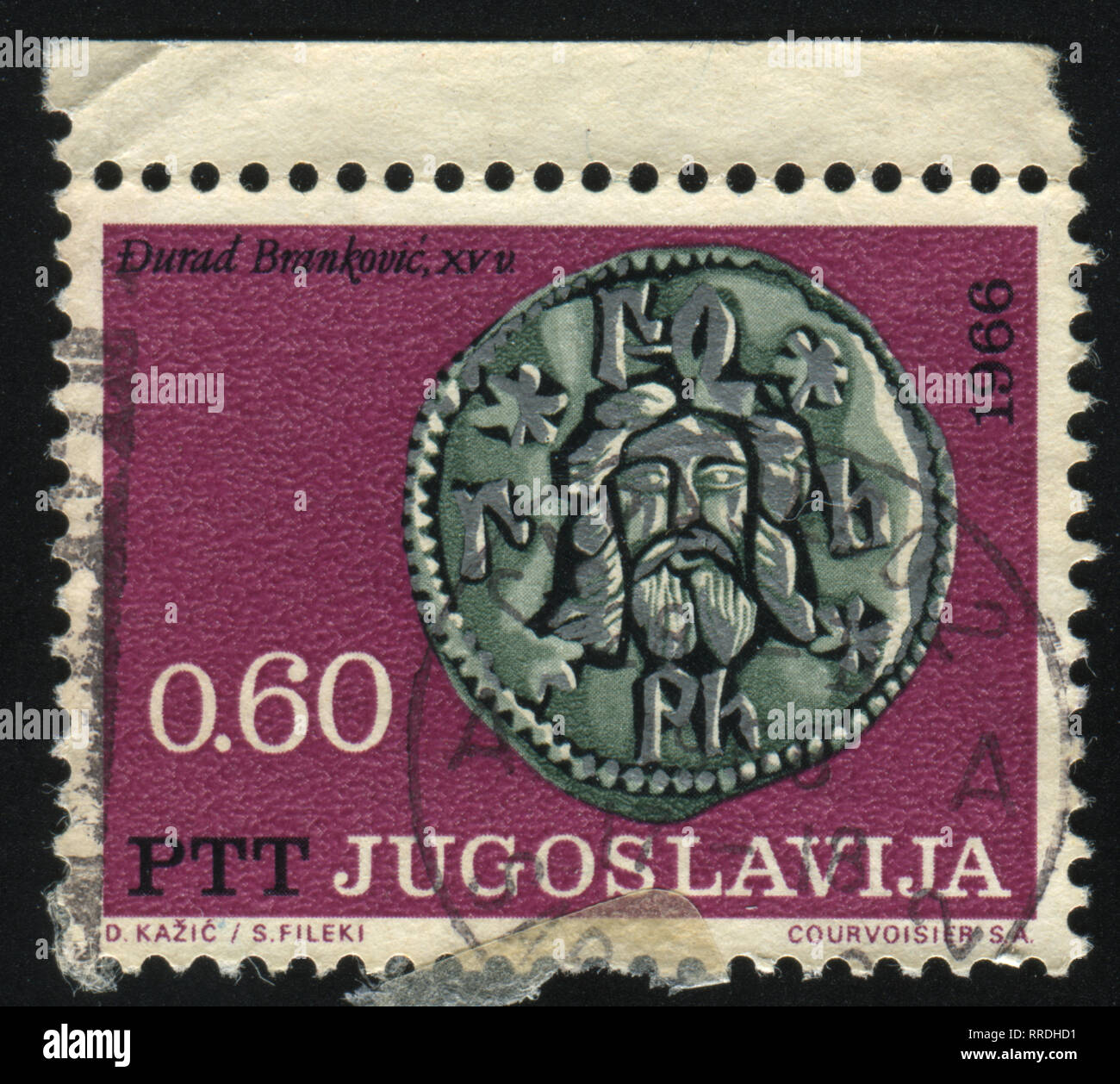 RUSSIA KALININGRAD, 12 NOVEMBER 2016: stamp printed by Yugoslavia ...