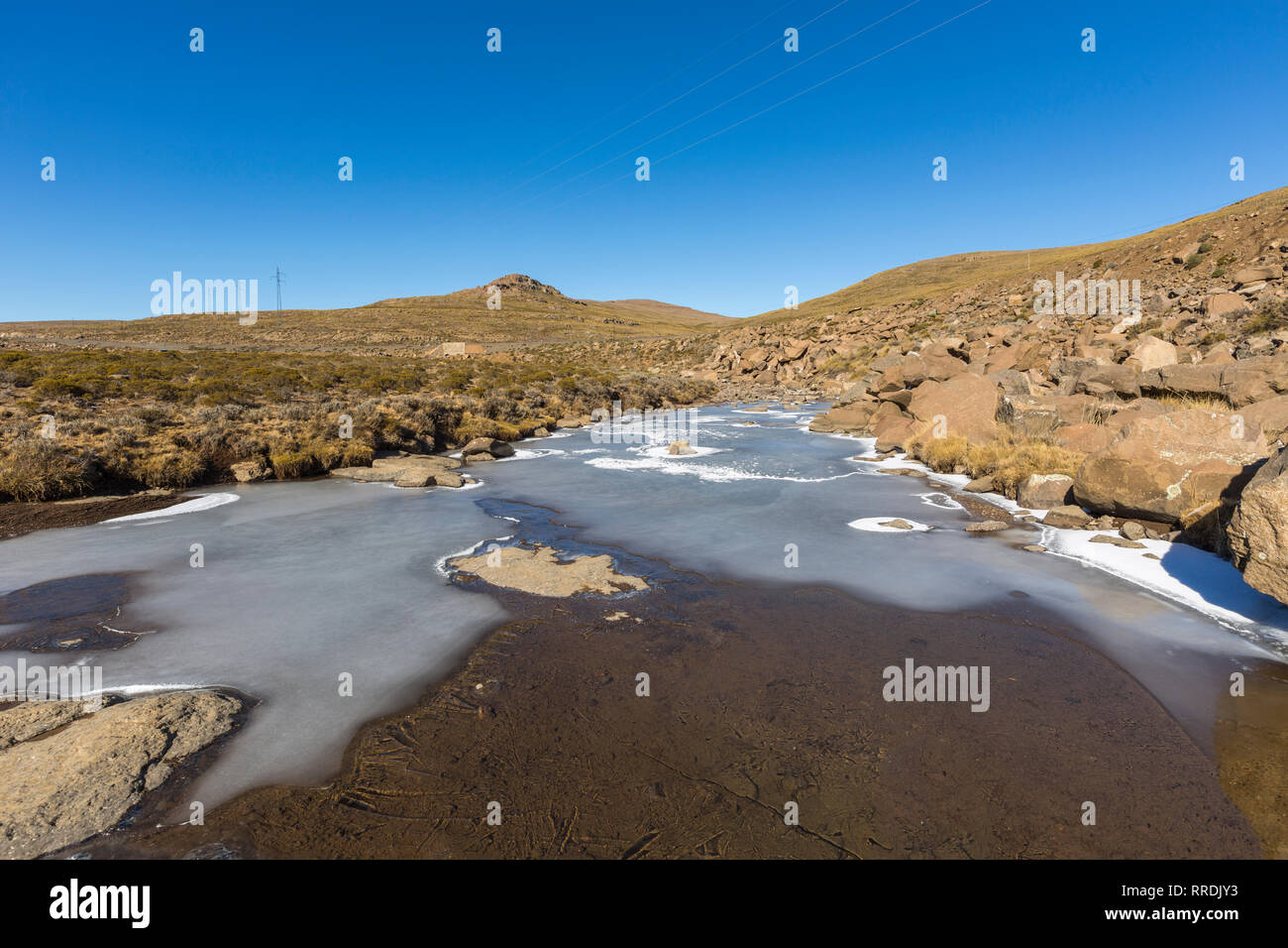 Frozen river africa hi-res stock photography and images - Alamy