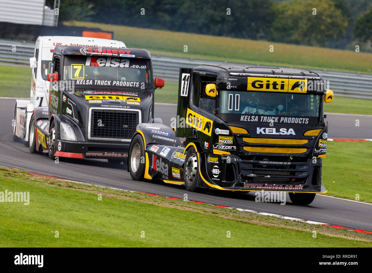 Martin Gibson in the Scania P1150, Division 1, Championship race at ...