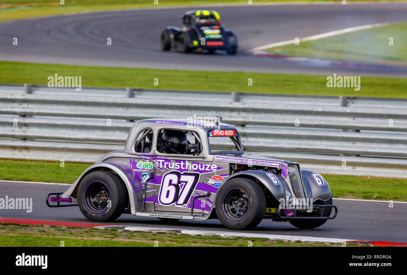 Bill Read in his Legend Coupe during the Legends Championship race at ...