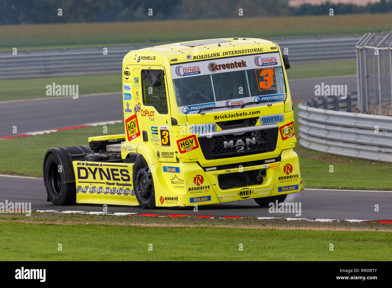Steve Powell in the MAN TGS, Division 2, Championship truck race at ...