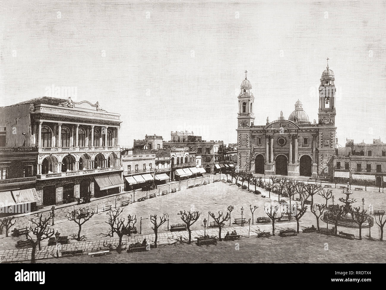 The Montevideo Metropolitan Cathedral, Montevideo, Uruguay, seen here ...