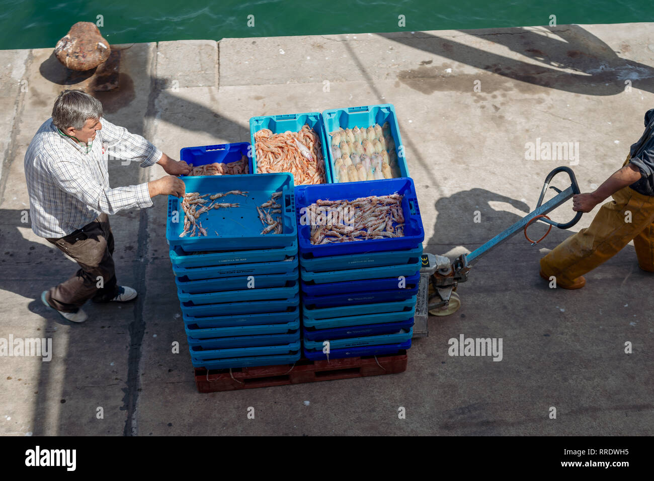 Fishing trolley hi-res stock photography and images - Alamy