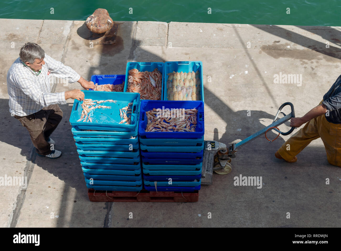 Fishing trolley hi-res stock photography and images - Alamy