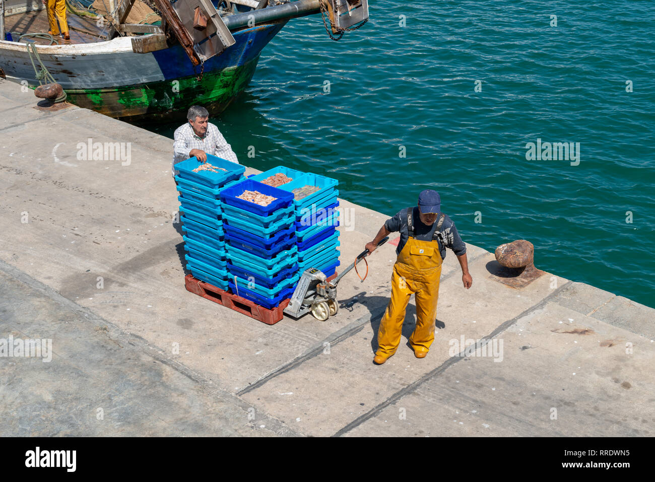 Fishing trolley hi-res stock photography and images - Alamy