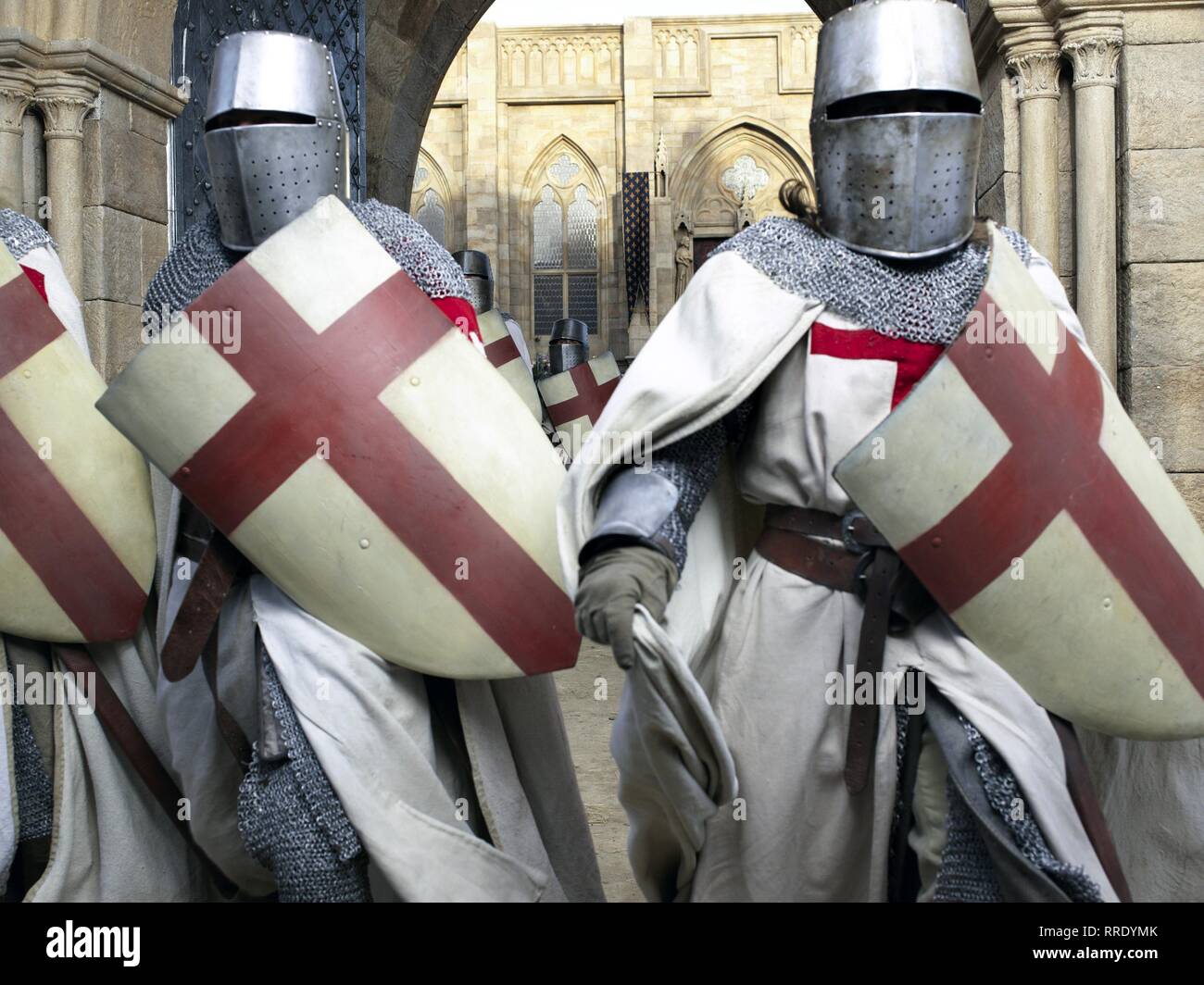 Templar Knights Shield High Resolution Stock Photography and Images - Alamy