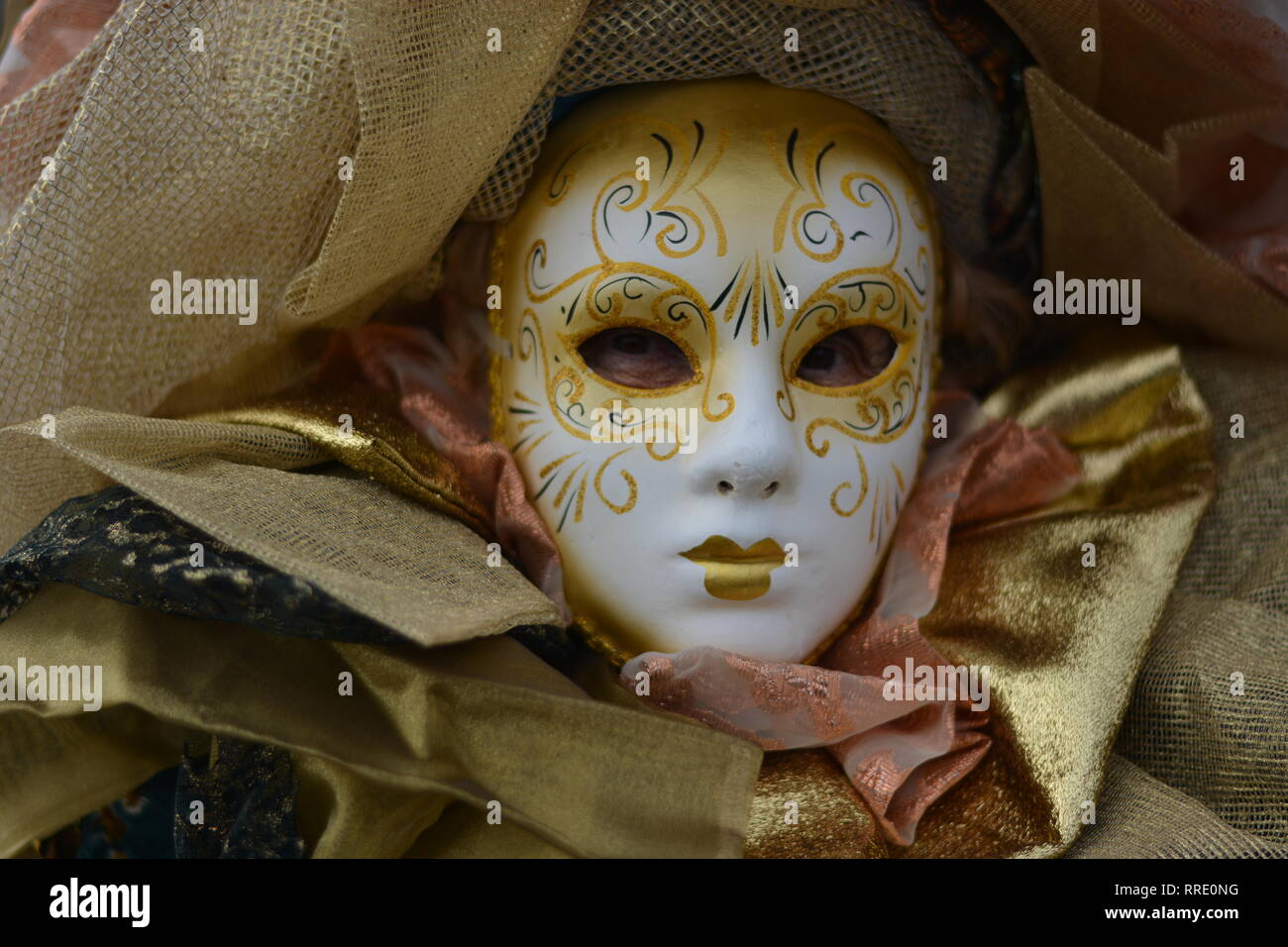 masks the costumes of the Venice Carnival Stock Photo - Alamy