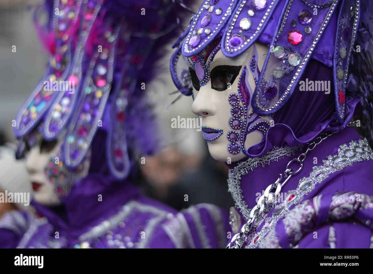 masks the costumes of the Venice Carnival Stock Photo - Alamy
