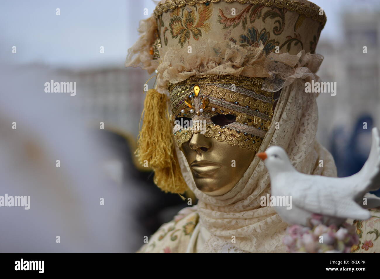 masks the costumes of the Venice Carnival Stock Photo - Alamy